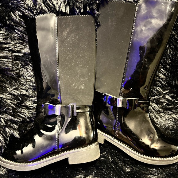 Shoes | Girl Patent Leather Girls Boots | Poshmark